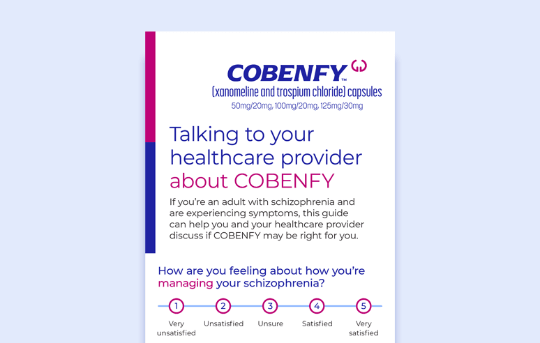COBENFY™ (xanomeline and trospium chloride) Downloadable Resources ...