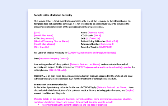 Cobenfy™ (xanomeline and trospium chloride) Coverage and Access | For HCPs